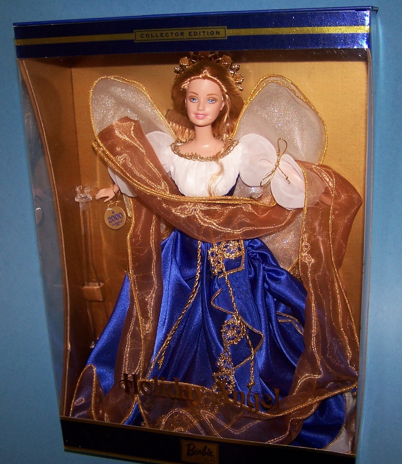 Holiday Angel Barbie Doll Christmas Collector Edition Mattel 2000 NRFB ...