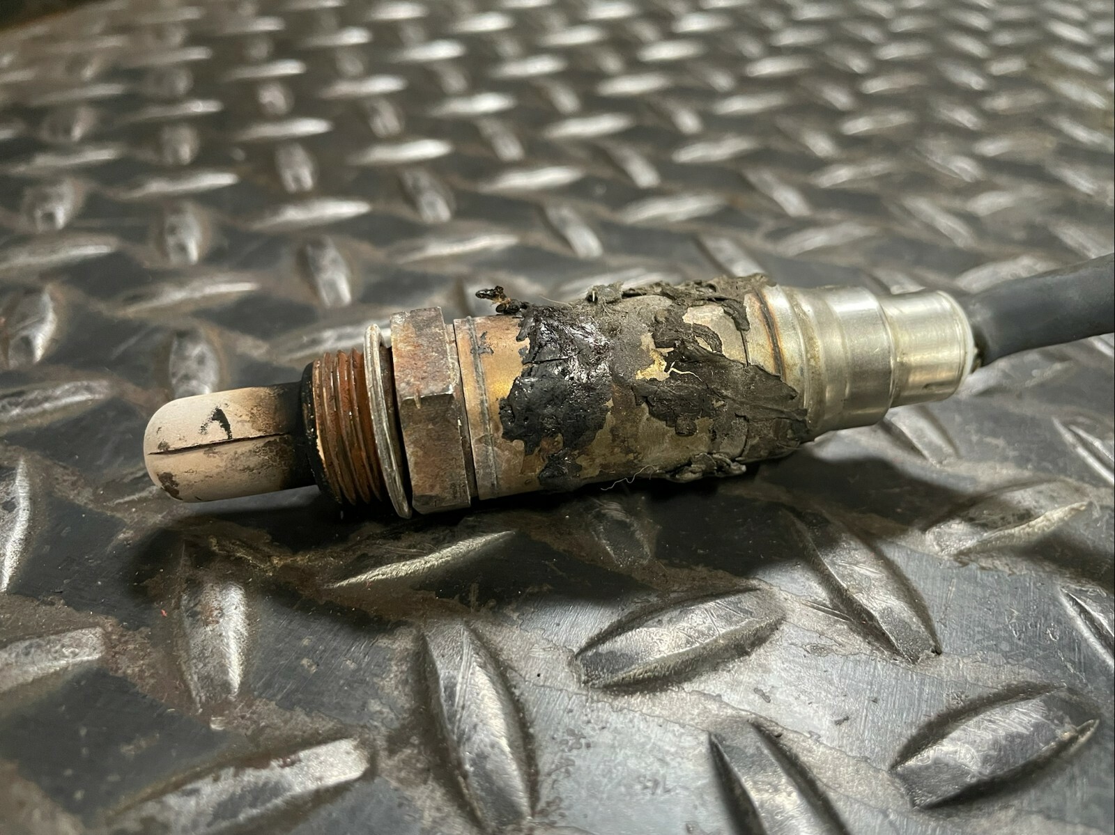 91A62-02600 O2 Sensor Caterpillar P6000 Forklift Good Used NashLift Ref ...