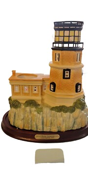 PartyLite Split Rock Lighthouse, MN Retired 2004 2 Tea Light Candle ...