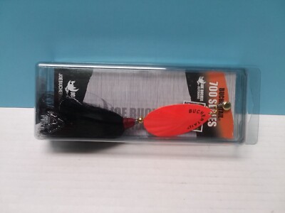 Joe Bucher - #7 Buchertail Spinner - 6" length - Color Black and Orange ...
