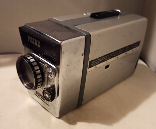 Prinz Super 8 Camera Instant Load movie camera - Zebra lens - Vintage ...