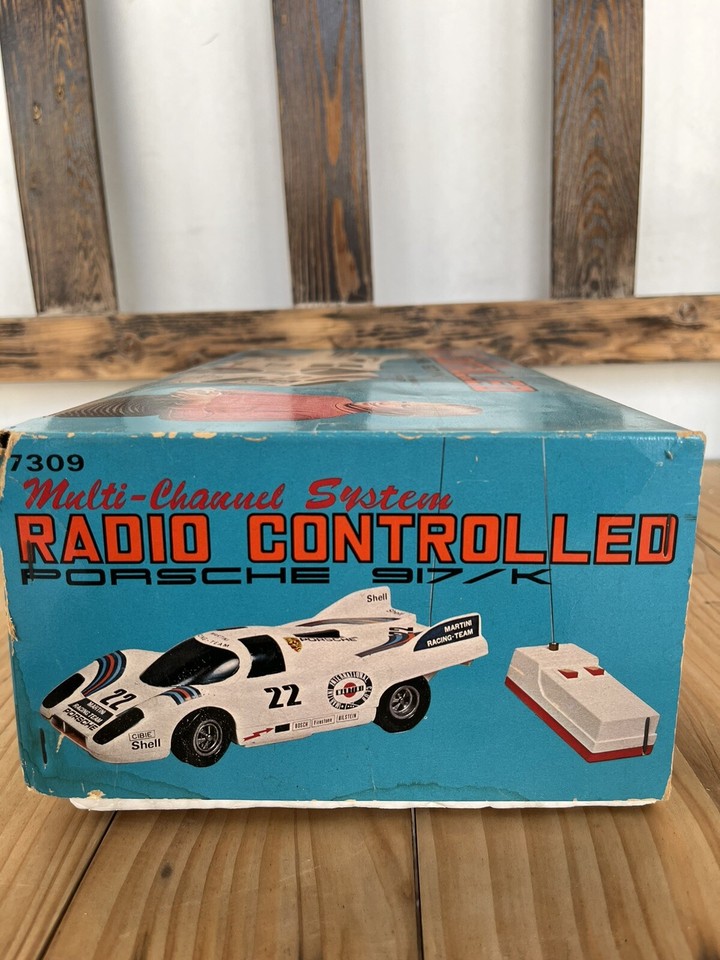 Vintage PORSCHE 917/K Remote Controlled Toy Asahi Japan RARE MINT | eBay