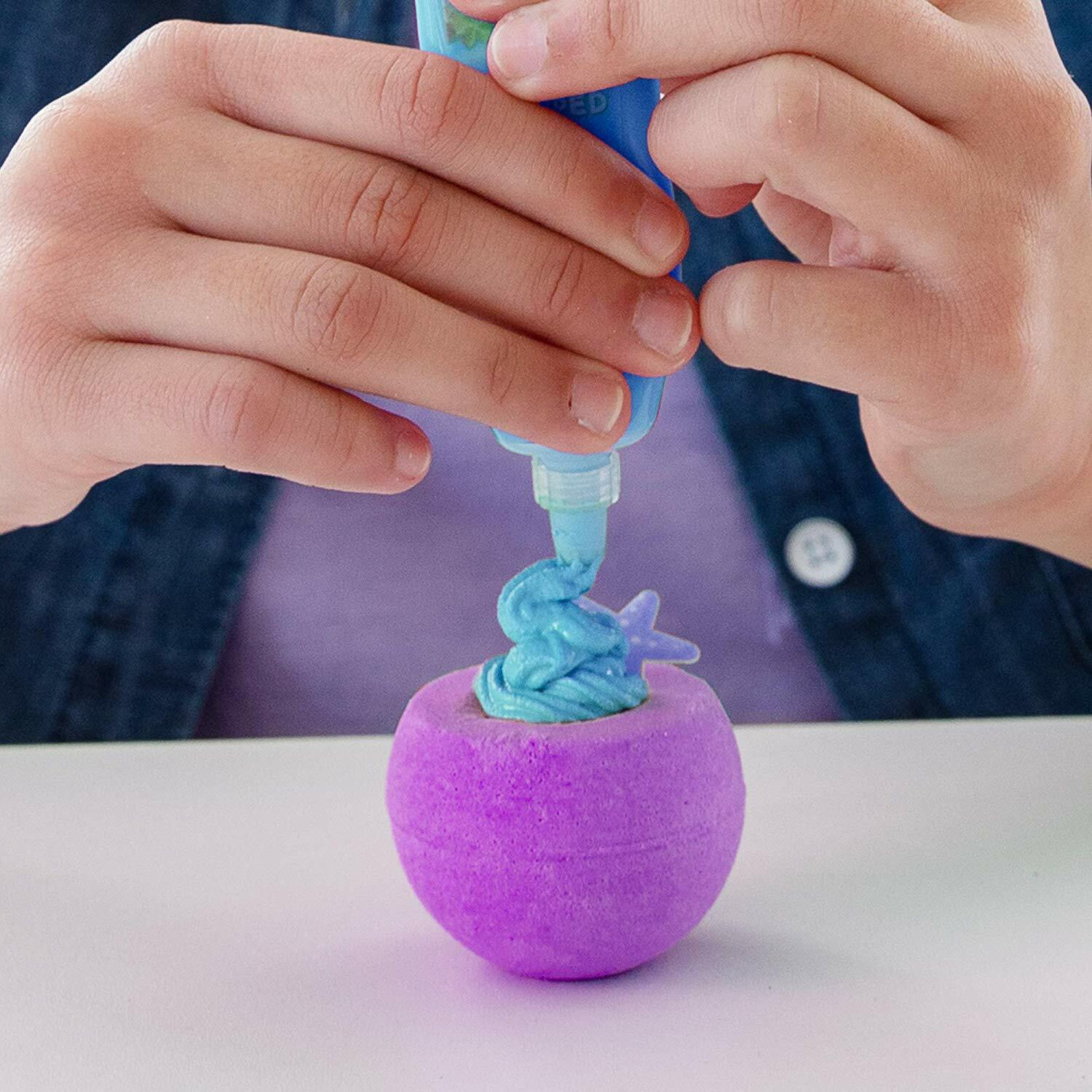 Cosmic Sugar Bath Bombs Surprise Fizzy Decorate w Whipped Soap DIY Kids ...
