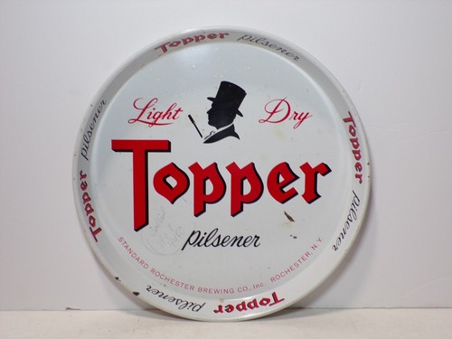 Topper Pilsner Standard Brewing Rochester NY 12" Metal Beer Tray SH-C10 ...