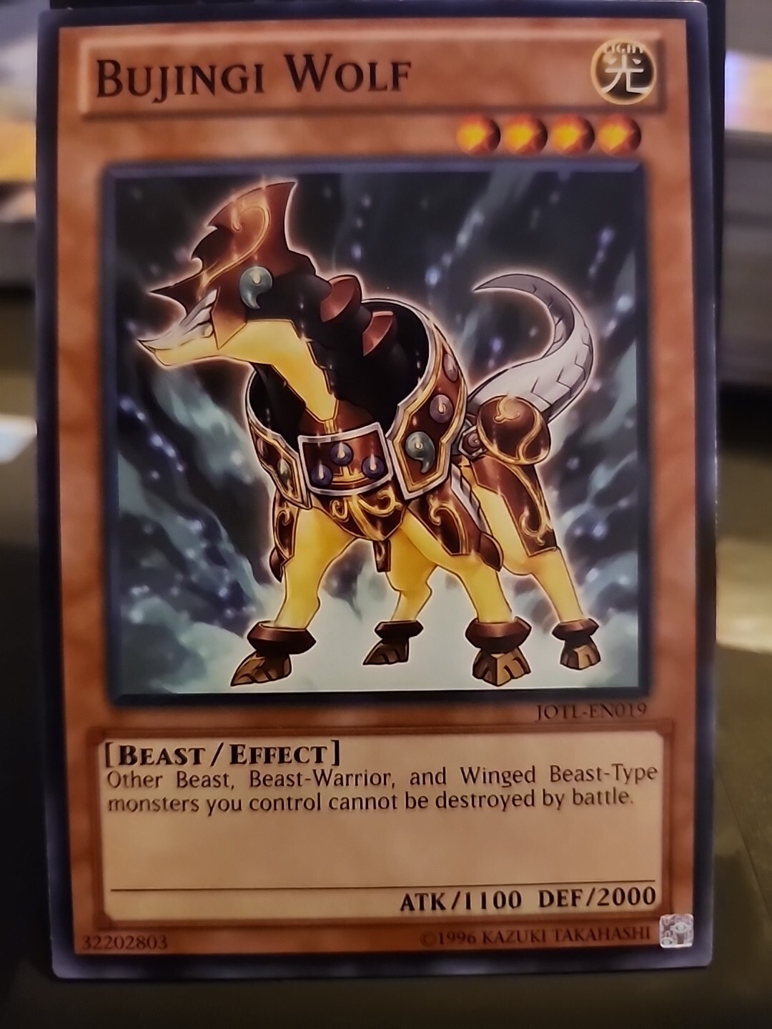 Bujingi Wolf - Yugioh Light Monster - Vintage | eBay