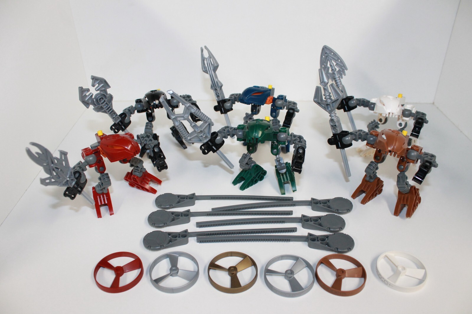 Lego Bionicle RAHAGA - COMPLETE Set of 6: 4868, 4869, 4870, 4877, 4878 ...