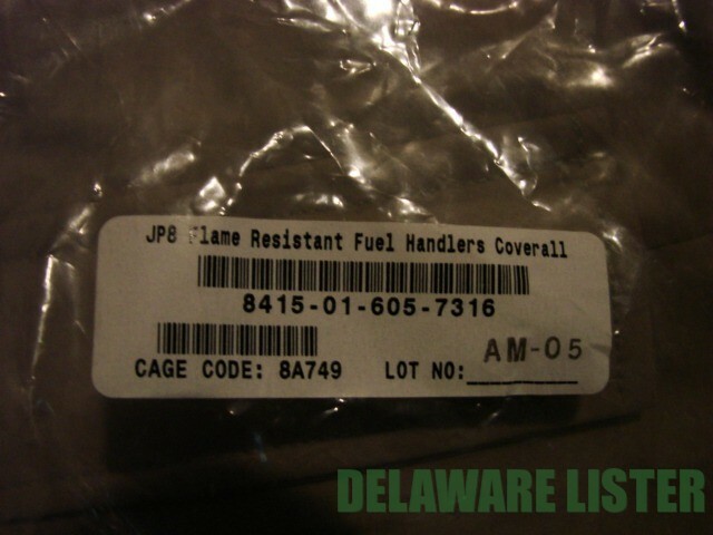 New G.I. JP-8 Fuel Handler's Gore-Tex Coveralls Wind, Water & Flame ...