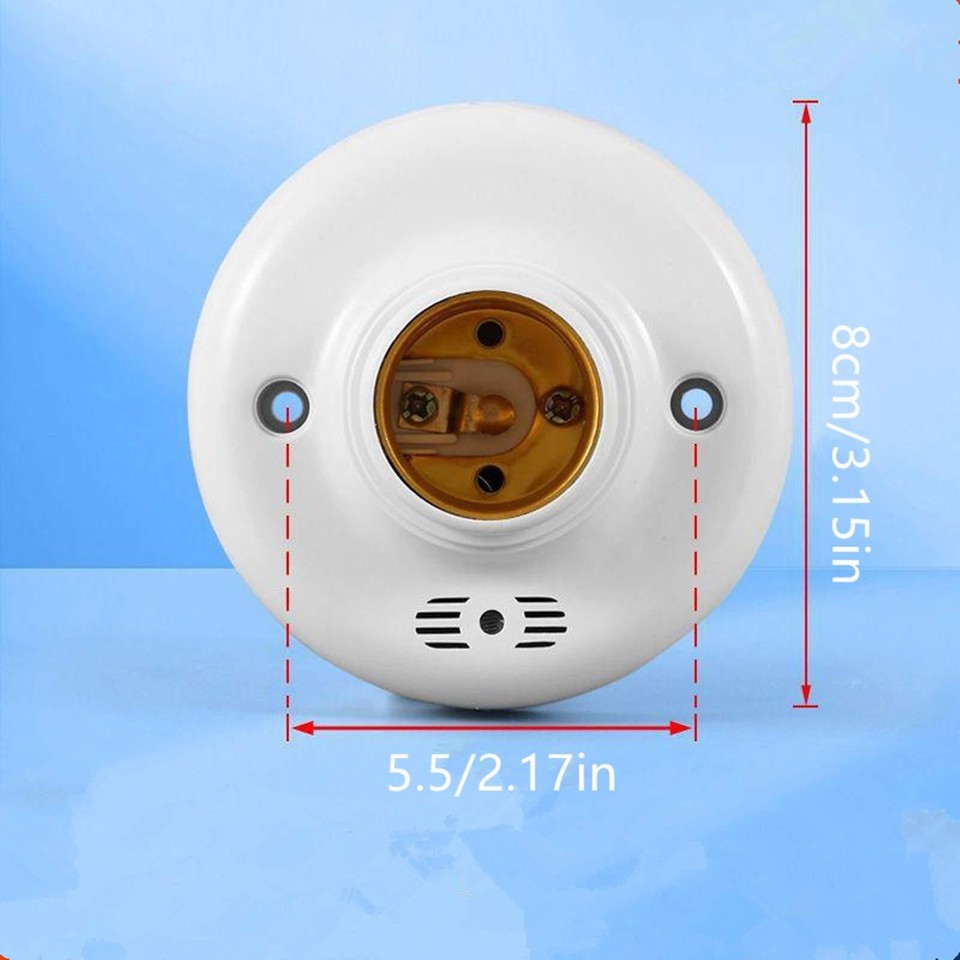 Sound Voice Control Sensor Base Lamp Holder Light Bulb Switch Adapter ...