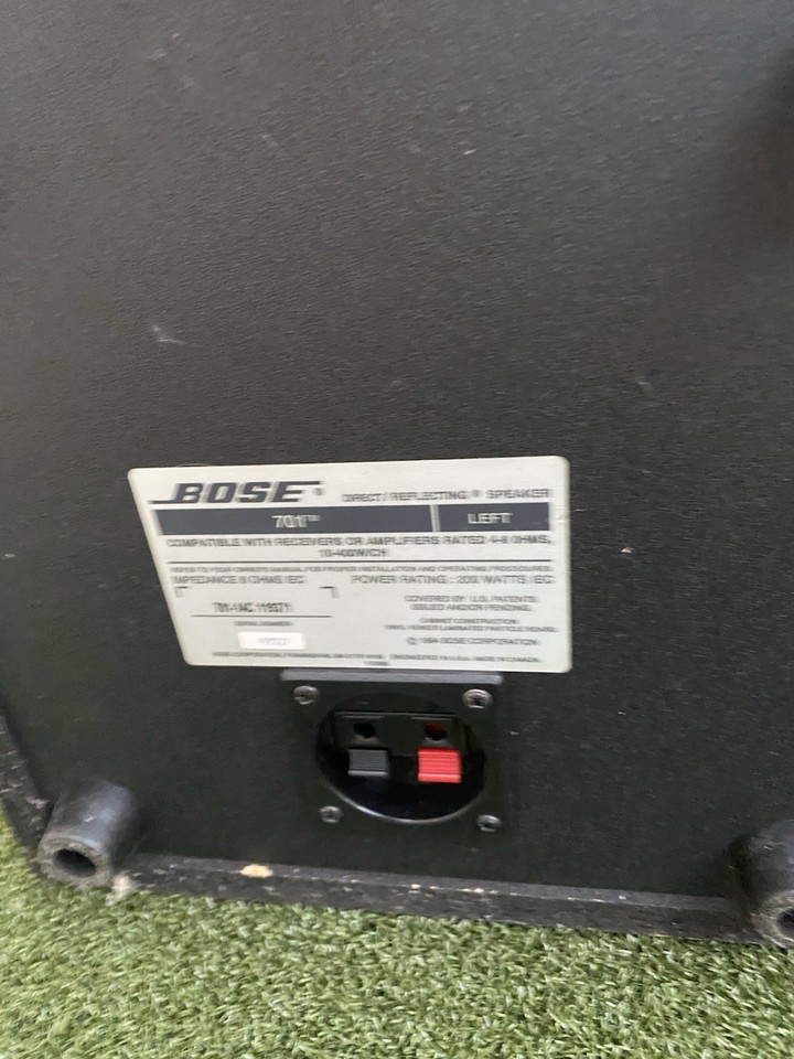 Bose 701 Direct Reflecting Tower Speaker Pair - Left and Right 200W | eBay