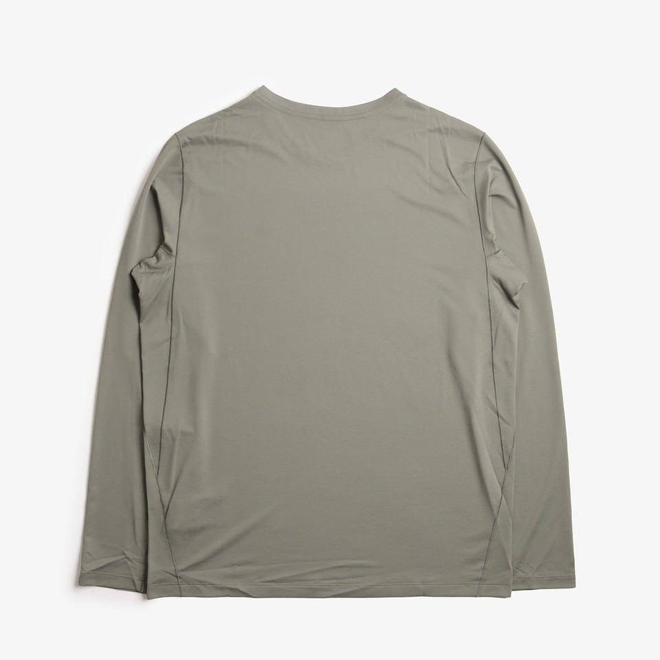 Arc'teryx Men's Cormac Crew Long Sleeve T-Shirt Forage Heather II Size ...
