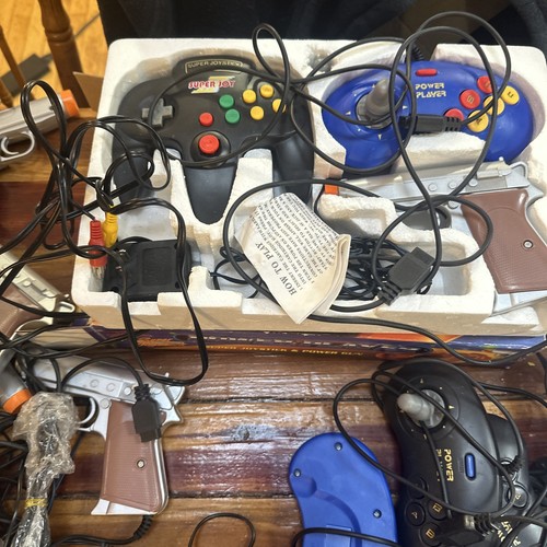 Super Joystick & Power Player Controller TV Games Vintage Video Games ...
