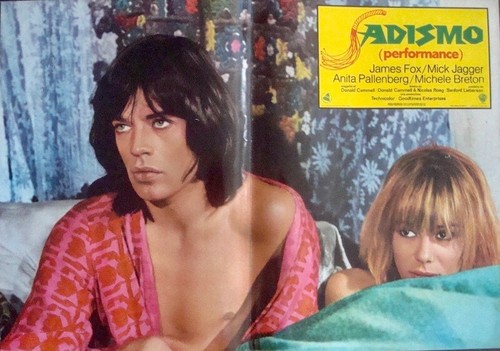 PERFORMANCE Italian fotobusta movie posters x8 MICK JAGGER ROLLING ...