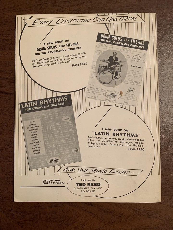 Progressive Steps to Bass Drum Technique for the Modern Drummer 1963 ...