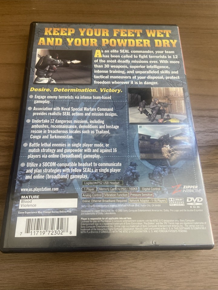 socom us navy seals ps2 | eBay