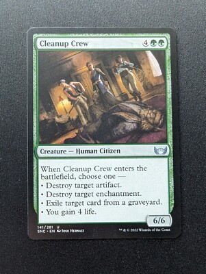 Magic the Gathering CLEANUP CREW Streets of New Capenna #141 | eBay