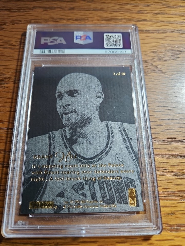 1995 SKYBOX Exl Grant Hill ROOKIE CARD Natural Born Thrillers #3 MINT ...