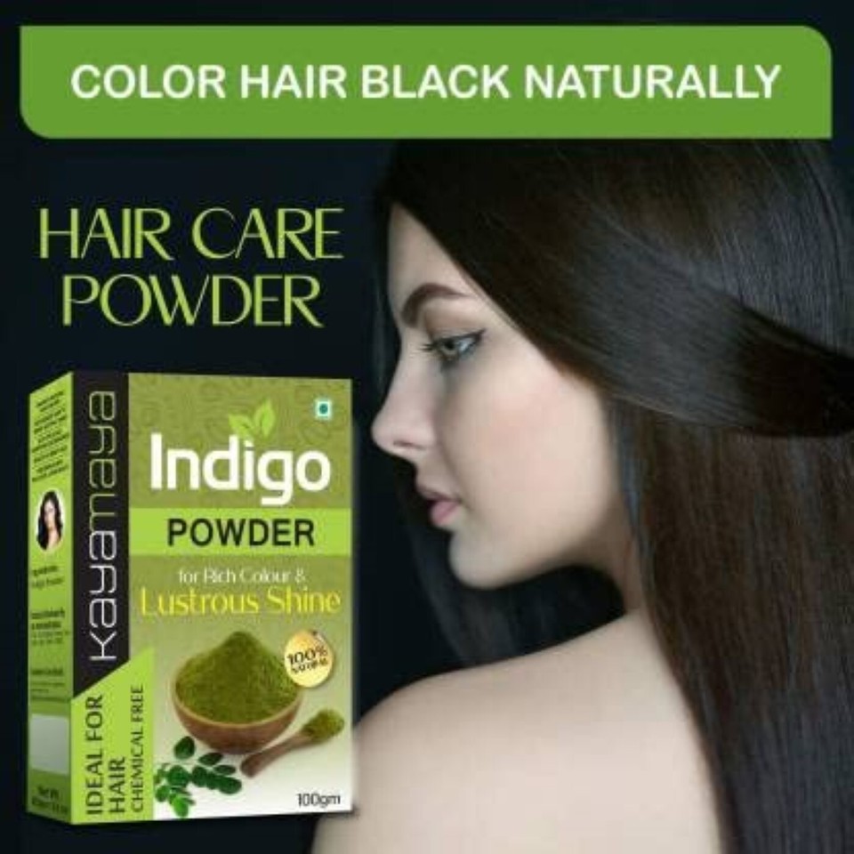 Kayamaya Organic Indigo Powder | Indigofera tinctoria for black Hair ...