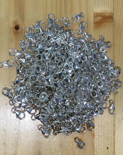 Lobster Claw Clasp with Open Loop .925 Sterling Silver 11mm Finding LOT ...