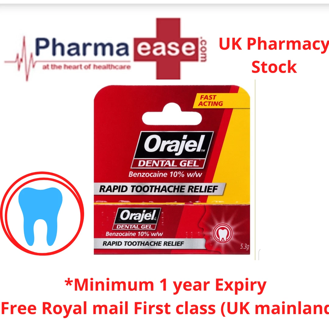 Orajel Maximum Strength Toothache Instant Pain Relief Gel,, 55% OFF