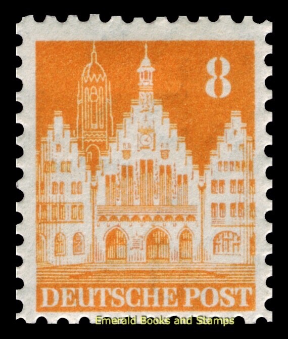 EBS Germany BIZONE 1948 - Buildings - Römer, Frankfurt - Michel 78 wg ...