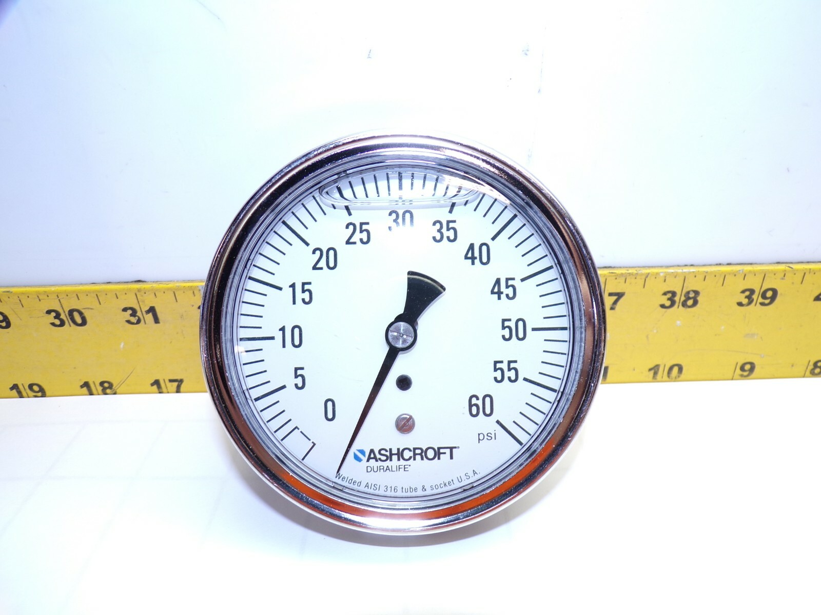 ASHCROFT STAINLESS GAUGE SIZE 3-1/2" OIL FILLED MOUNT KIT 35-1009-SW ...