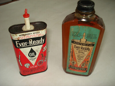 EVER READY GUN OIL CAN & GLASS BOTTLE 2 FOR ONE PRICE | eBay