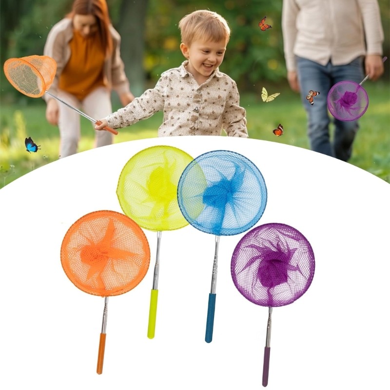 4pack Butterfly Catcher Catching Insect Net Colorful Fish Insect ...