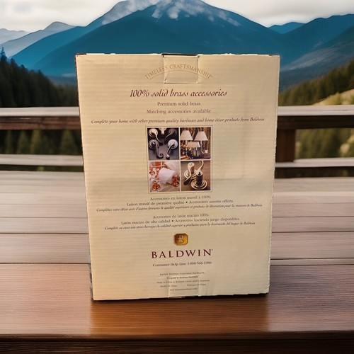 NEW Baldwin Premium Gold SOLID Brass Towel Ring Mystic Classic 3564-030 ...