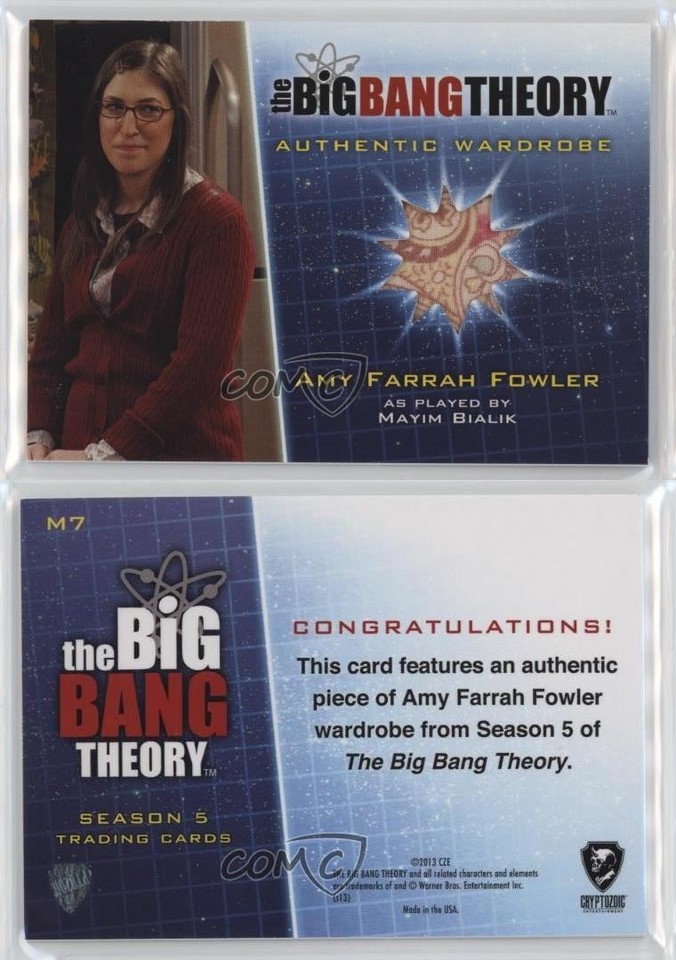 2013 The Big Bang Theory Seasons 5 Mayim Bialik as Amy Farrah Fowler # ...