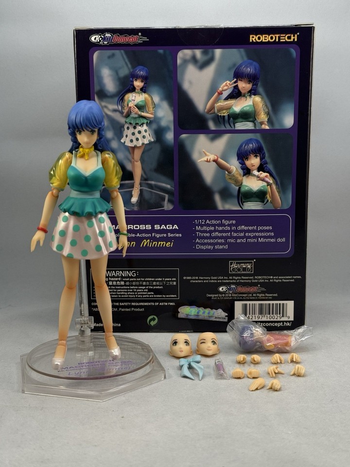 KitzConcept Robotech 1/12 Macross Saga Rick Hunter Lynn Minmei set of 2 ...