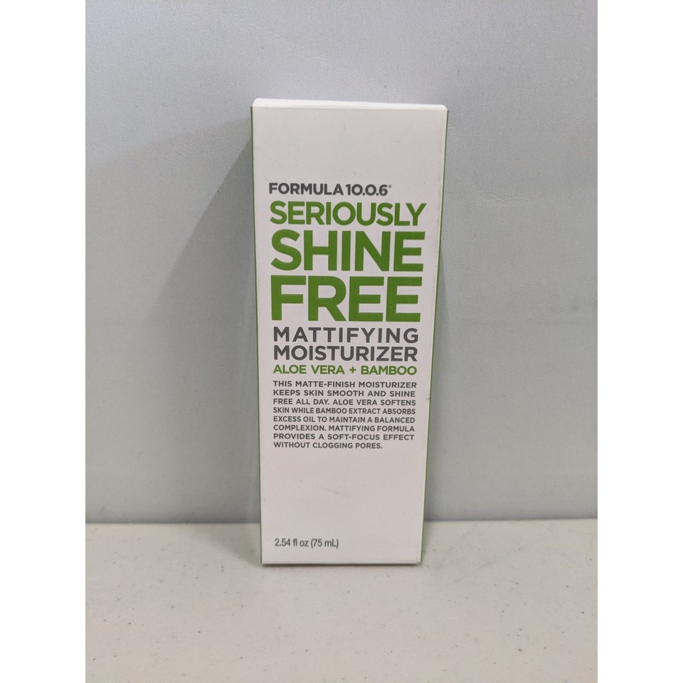 Formula 10.0.6 Seriously Shine Free Mattifying Moisturizer Aloe Vera 2 ...