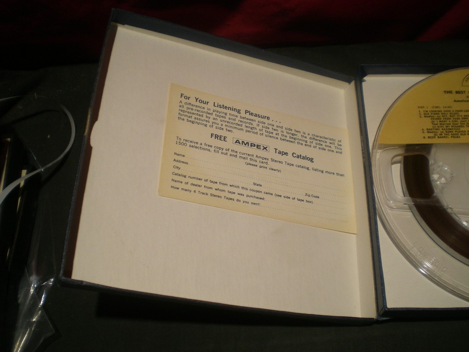 Knuckles O'toole - Plays Again Reel To Reel Tape 7 1/2 IPS Tested ...