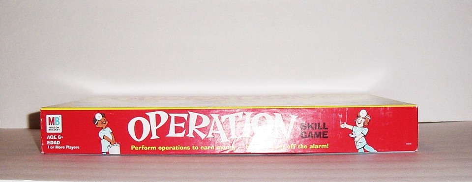 MILTON BRADLEY 2003 OPERATION SKILL GAME W/BRAIN FREEZE 100% COMPLETE ...