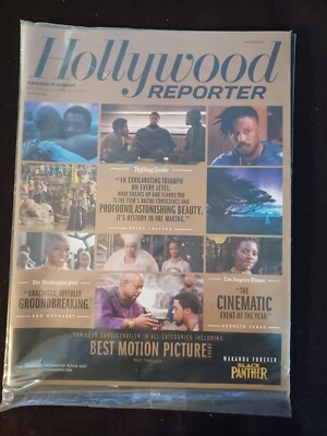 Hollywood Reporter BLACK PANTHER ISSUE ,NOV 2018 SEALED EXTRA MAG IN ...