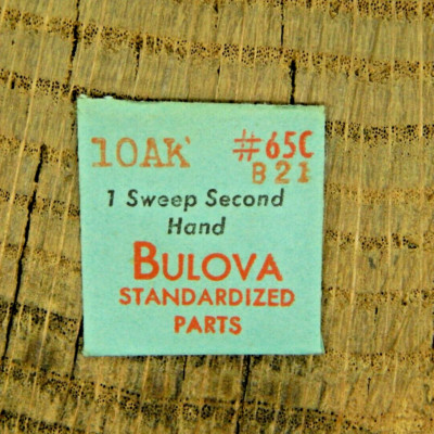 Genuine Bulova 10AK B21 Sweep Second Hand Watch Part 65C NEW OLD STOCK ...