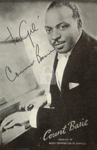 Count Basie -- Signed Vintage Photo Postcard Copy | eBay