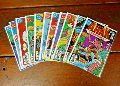 DC Comics Arak, Son of Thunder Run Lot #1-#11 - VF 1981 Comic Book Run ...