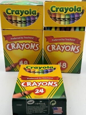 Crayola Crayons 3 packs total 120 crayons Assorted Colors | eBay