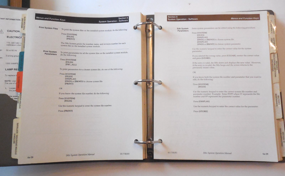 1994 Abbott Diagnostics IMx Immunoassay Analyzer Operation Manual | eBay