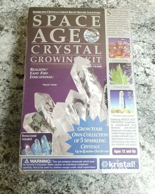 Kristal Ed Space Age Crystal Growing Kit 2015-make 5 Crystals for sale ...