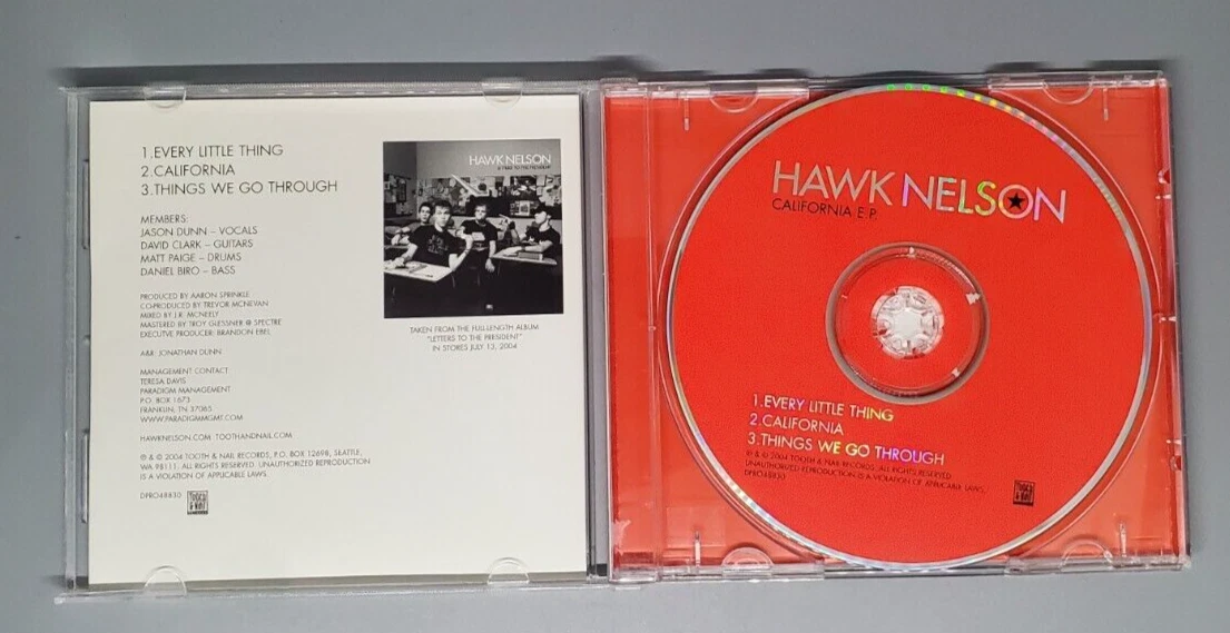 California Hawk Nelson Album