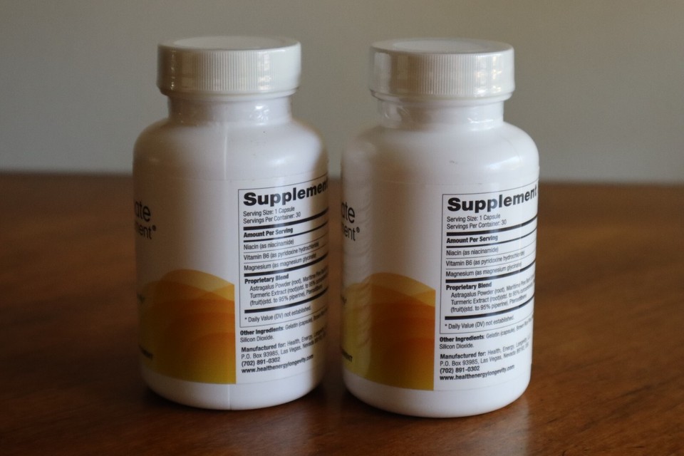 2x The Ultimate Healthy Longevity Supplement 30 Caps Wellness Formula ...