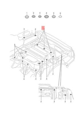 Genuine Bungs X10 AUDI VW SEAT SKODA A4 Allroad Quattro Avant S4 ...