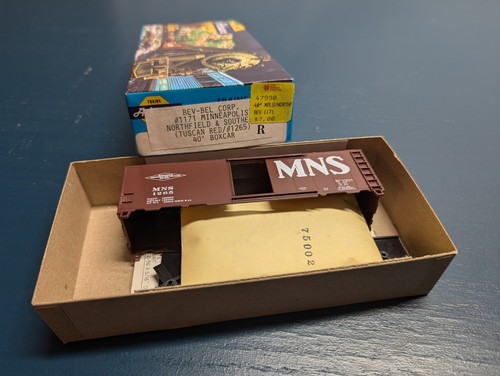 Athearn HO Scale Minneapolis Northfield & Southern MNS 1265 Train Box ...