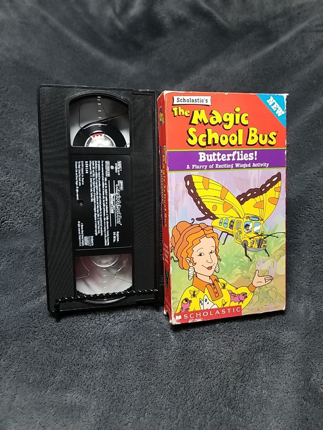 Vintage Scholastic's THE MAGIC SCHOOL BUS BUTTERFLIES VHS VIDEO 1999 ...