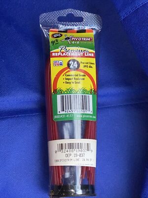 Pivotrim 4X4 Replacement Trimmer Line Strip, .095-In., 24-Pc | eBay
