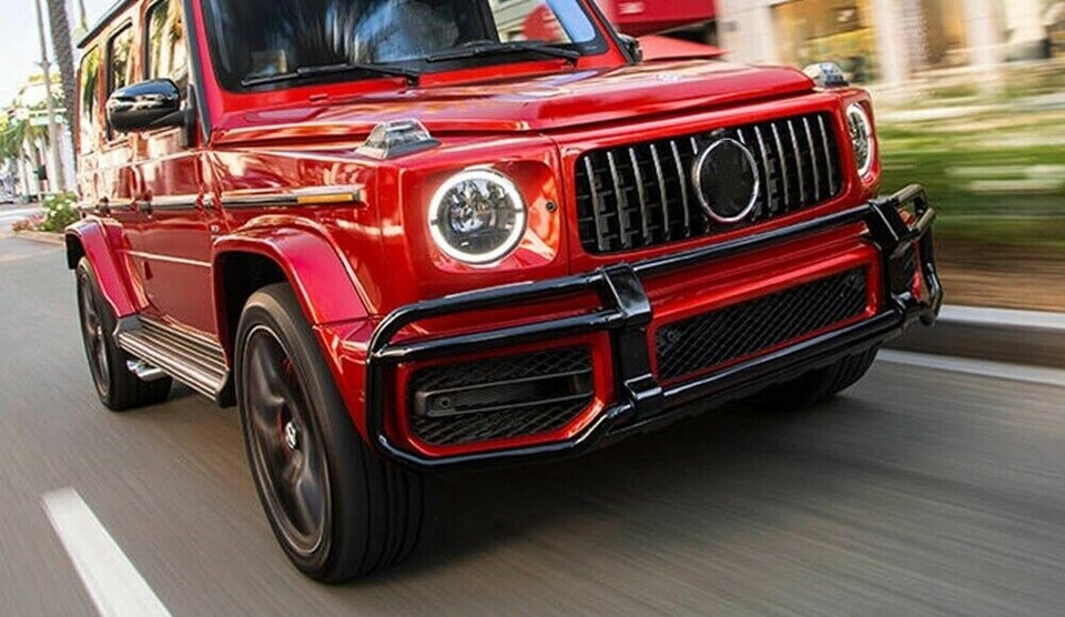 2019 2020 2021 2024 G63 Black Guard Brush Grille Bumper W464 Bull Bar ...