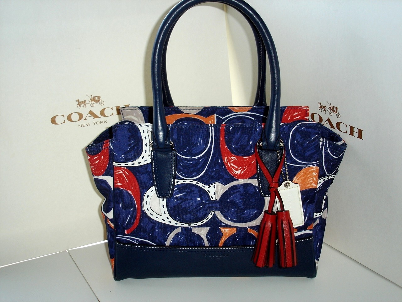 Coach Legacy Heritage Signature Candace Carryall Satc… - Gem