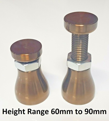 QTY 2 x Milling Machine, Machinist/Engineer Adjustable Screw Jack, Work ...