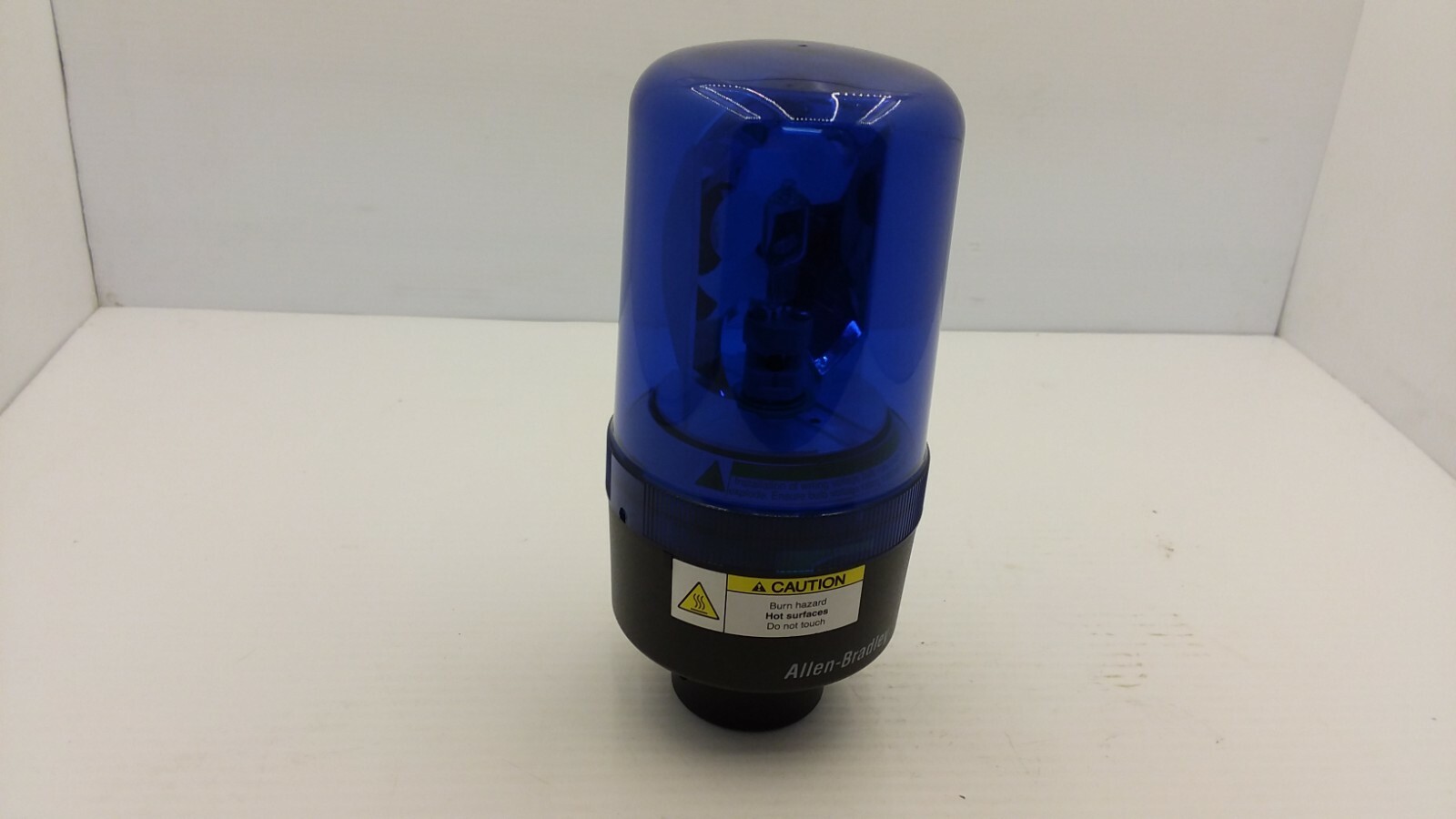 ALLEN BRADLEY 855BS-N10RH6 ROTATING BEACON LIGHT BLUE 240VAC .3A 20W 1/ ...